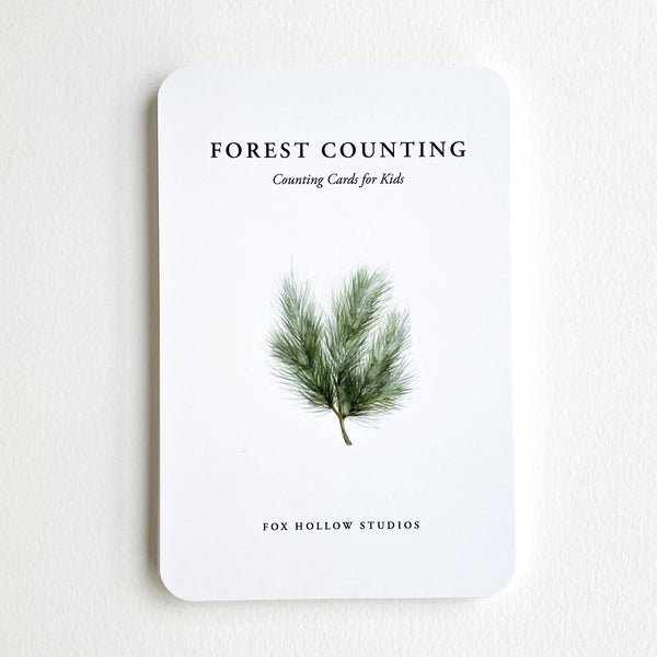 Forest Counting Cards - Mike & Jojo Baby Boutique